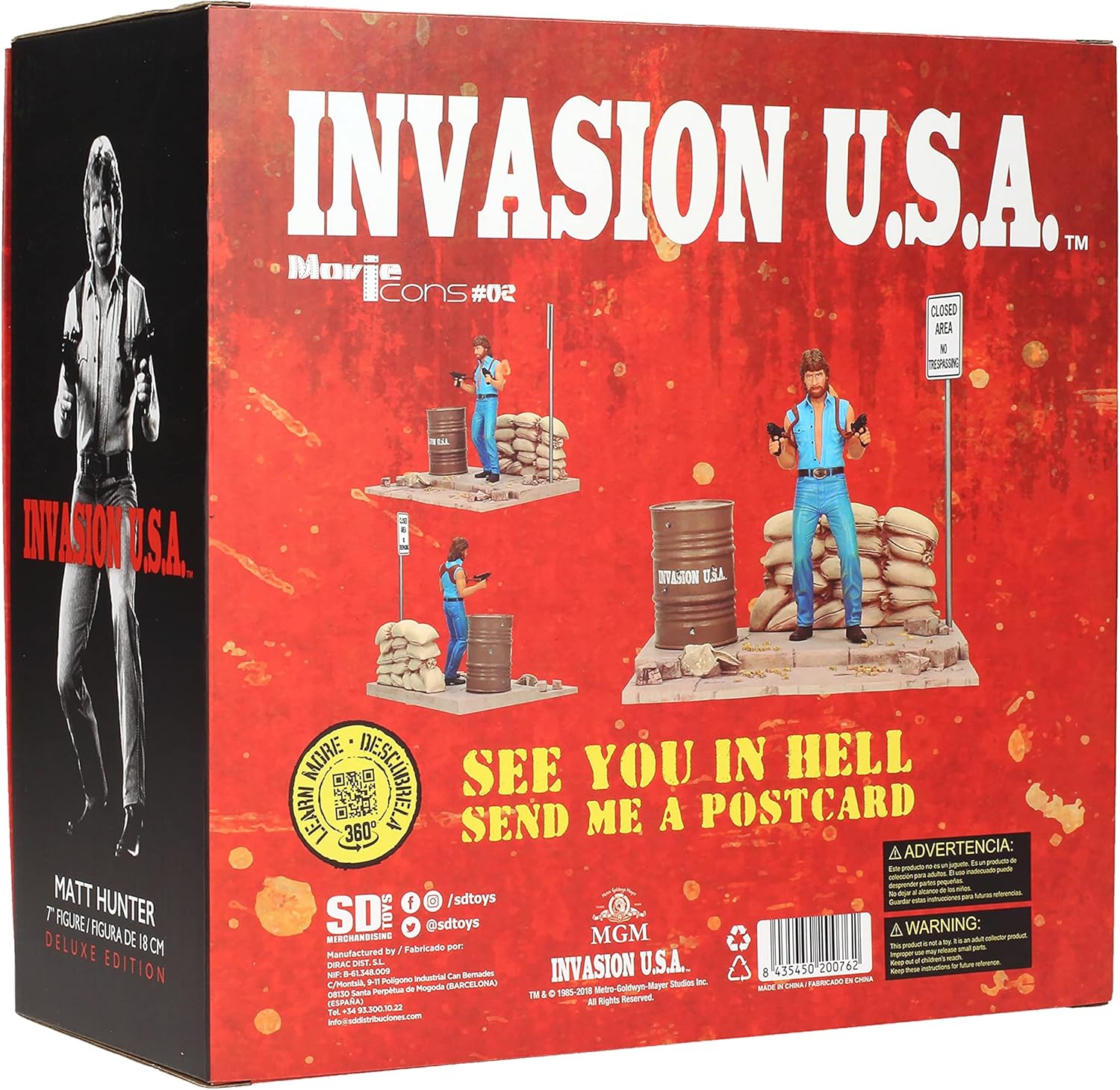 DIORAMA FIGURINE Chuck Norris Invasion USA - Cinéma