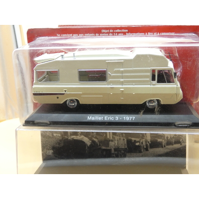 CAMPING CAR MAILLET ERIC 3 1977 1/43éme IXO NEUF BOITE ORIGINE ...