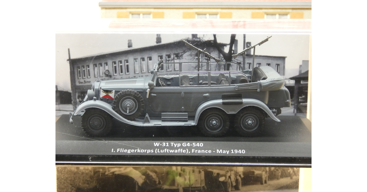 VOITURE W31 TYP G4-540 FRANCE MAI 1940 MILITAIRE 1/43 IXO NEUF BOITE ...