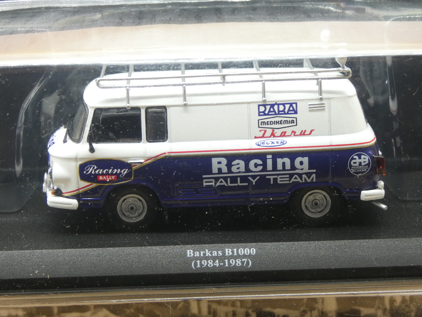 BARKAS B1000 ASSISTANCE RALLY TEAM N°70 1984 1/43 IXO NEUF BOITE ...