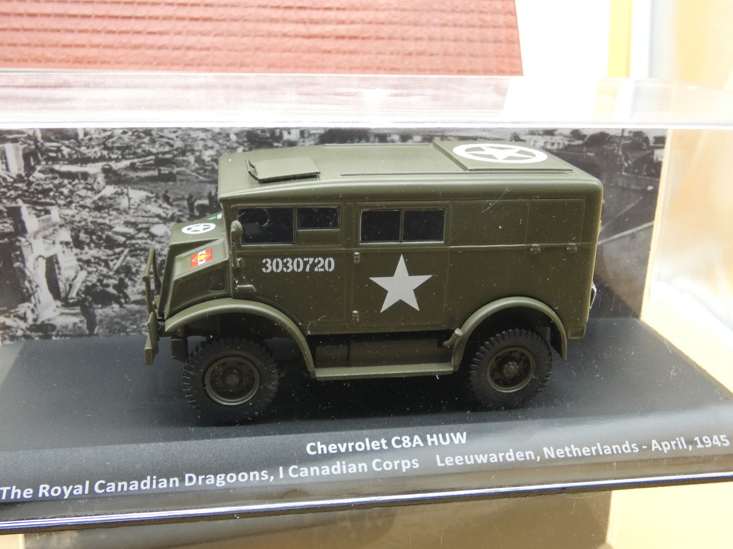 CHEVROLET C8A HUW CANADIAN 1945 MILITAIRE 1/43 IXO NEUF BOITE ORIGINE ...