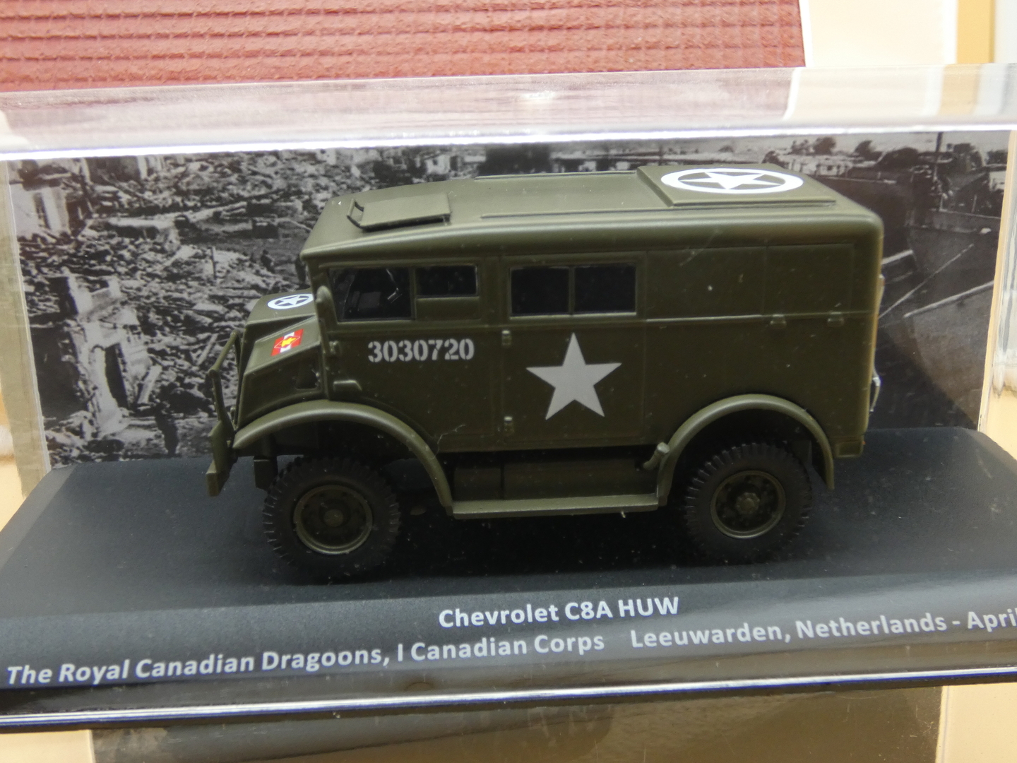 CHEVROLET C8A HUW CANADIAN 1945 MILITAIRE 1/43 IXO NEUF BOITE ORIGINE ...