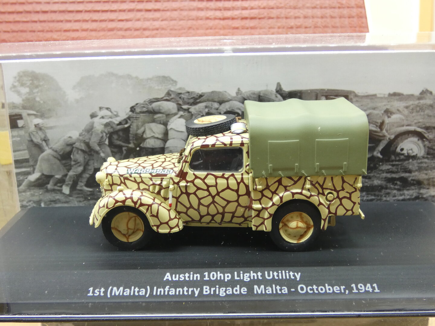 AUSTIN 10 HP LIGHT UTILITY 1941 MILITAIRE 1/43 IXO NEUF BOITE ORIGINE ...