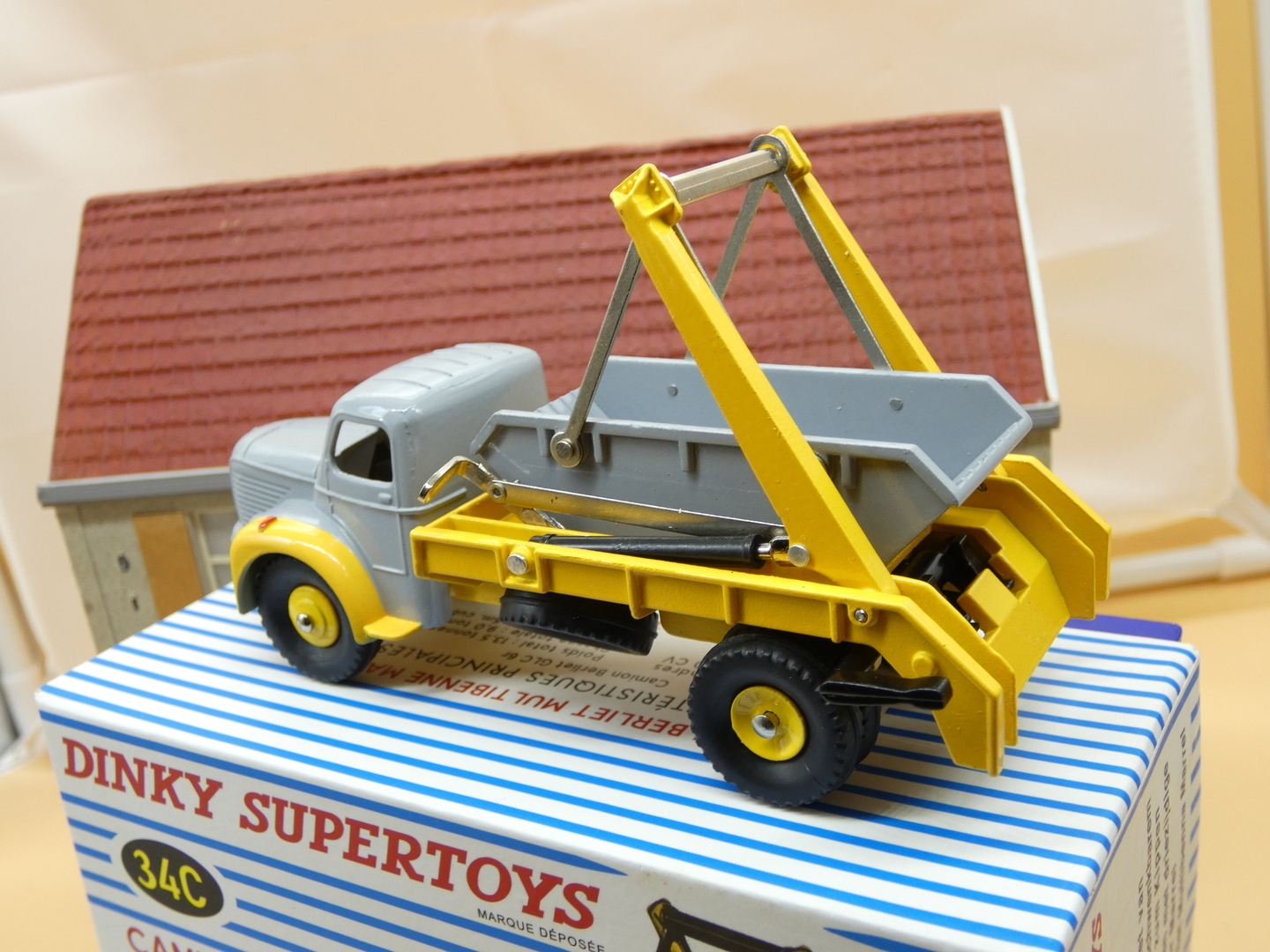 CAMION BERLIET MULTIBENNE MARREL N°34 C DINKY SUPERTOYS ATLAS NEUF ...