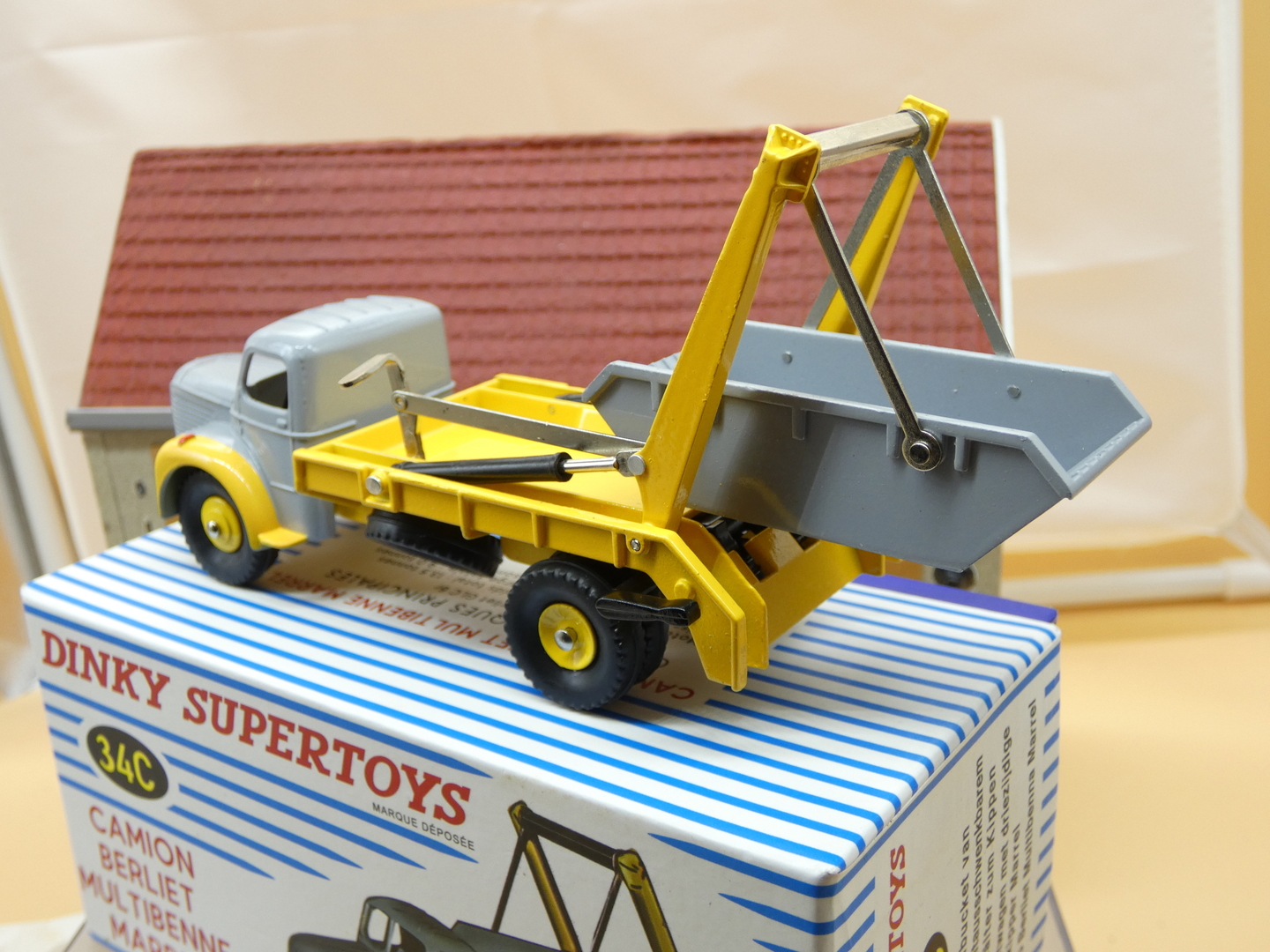 CAMION BERLIET MULTIBENNE MARREL N°34 C DINKY SUPERTOYS ATLAS NEUF ...