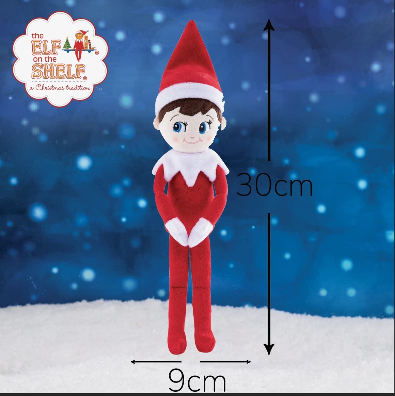 Lutin Farceur de Noel Malicieux blanc et rouge