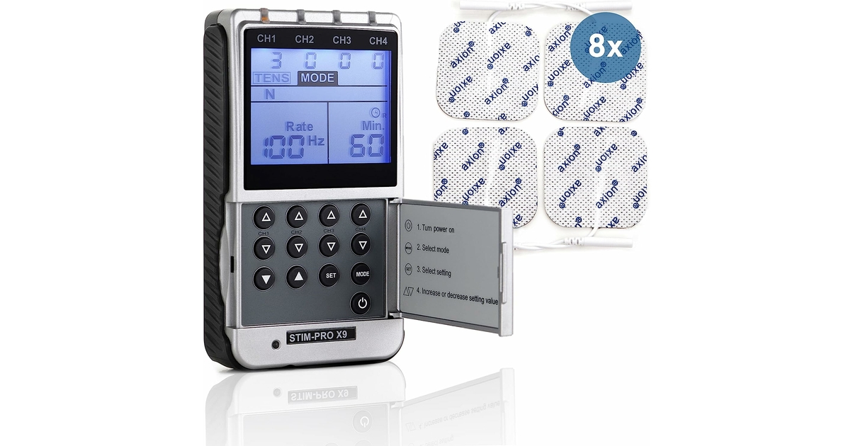 Axion TENS-EMS 4 channel combi unit Muscle Stimulator