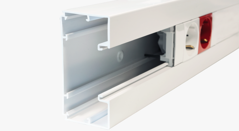 Les goulottes techniques pour passage de câbles et tuyaux