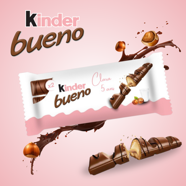 Kinder bueno personnalisé Couleurs - L'Atelier Créations