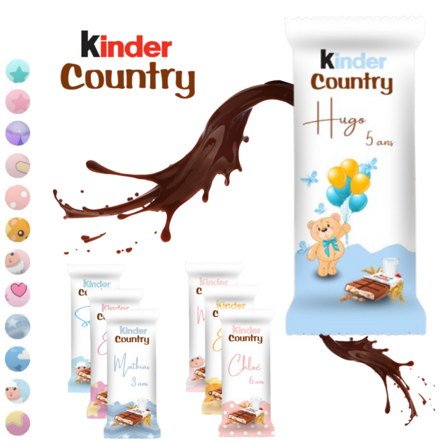 Kinder country personnalisé Enfants - L'Atelier Créations