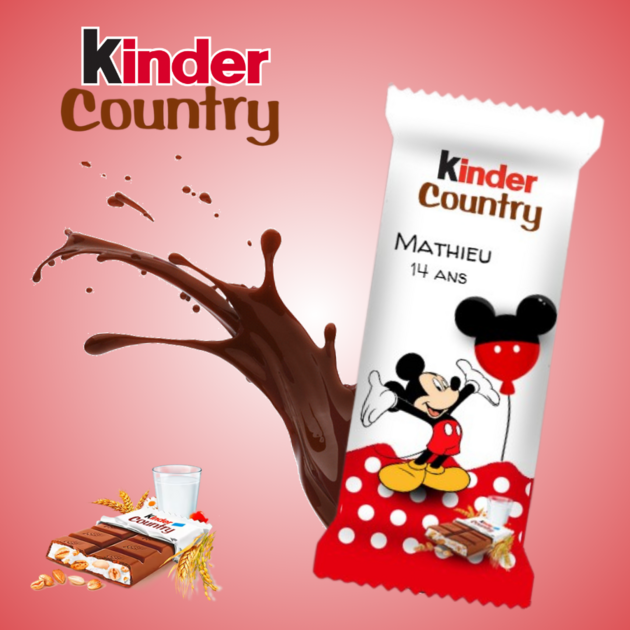 Kinder country personnalisé Sur-Mesure - Chocolats/Kinder country - L ...