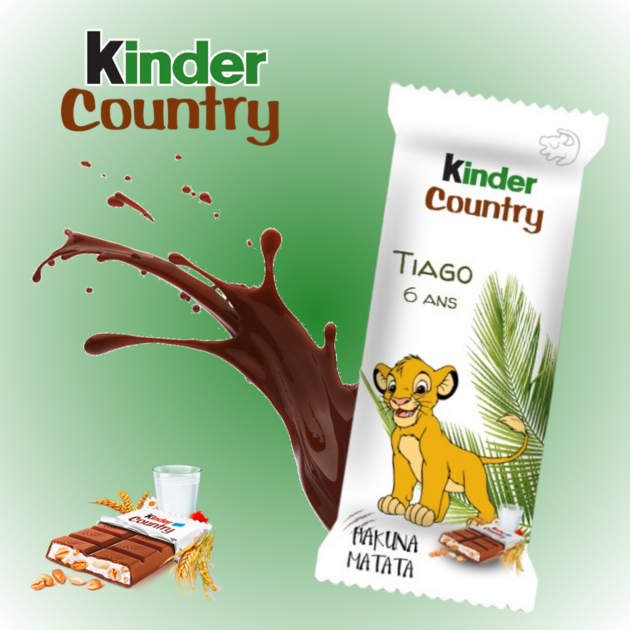 Kinder country personnalisé Sur-Mesure - Chocolats/Kinder country - L ...