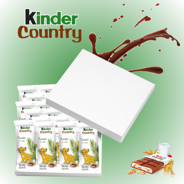 Kinder country personnalisé Personnages - L'Atelier Créations