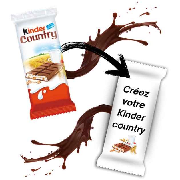 Kinder country personnalisé Sur-Mesure - Chocolats/Kinder country - L ...
