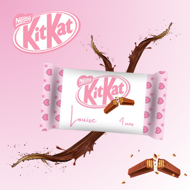 KitKat personnalisé Enfants - L'Atelier Créations