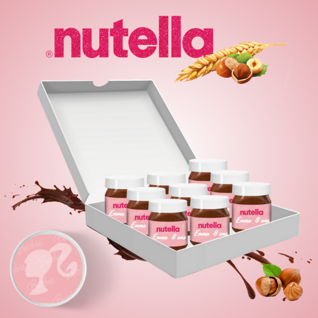 Nutella personnalisé Personnages - L'Atelier Créations