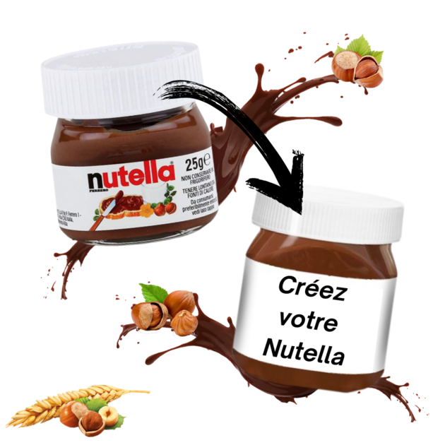 Nutella personnalisé Sur-Mesure - L'Atelier Créations