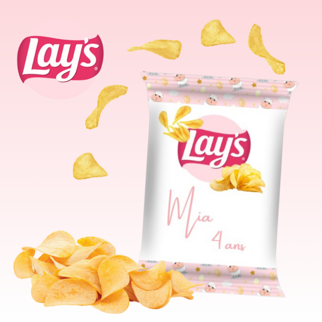 Chips Lay's personnalisées Enfants - L'Atelier Créations