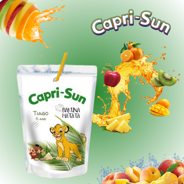 Capri-Sun personnalisé Personnages - Boissons/Capri-Sun - L'Atelier ...