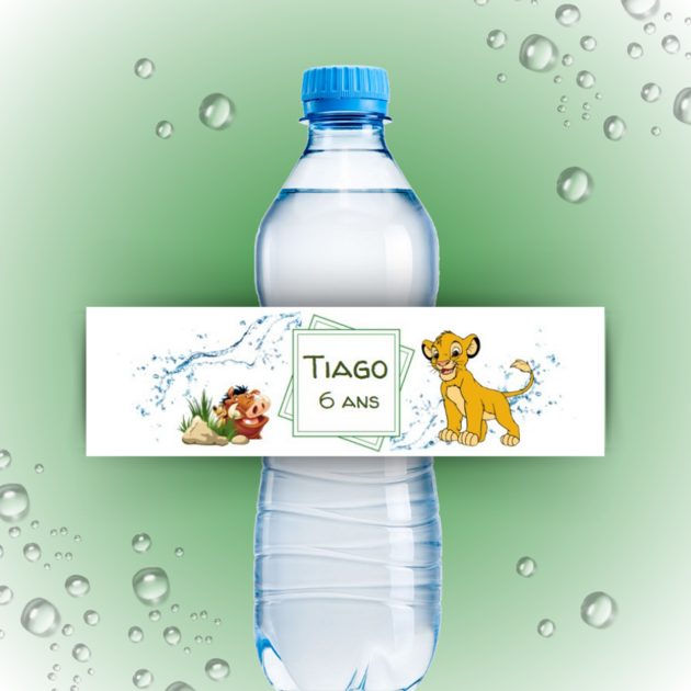 Bouteille d'eau Sur-Mesure personnalisée - Boissons/Bouteilles - L'Atelier Créations