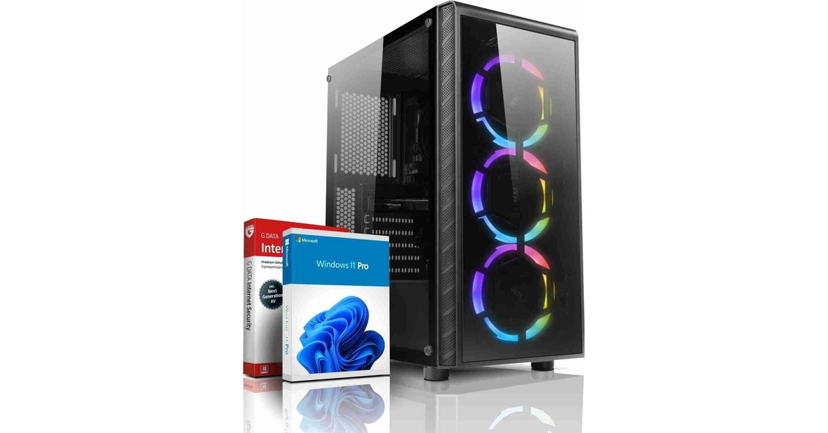 Pc Ordinateur gaming SHINOBEE Basic AMD Ryzen 5 2400G - Puissance ...