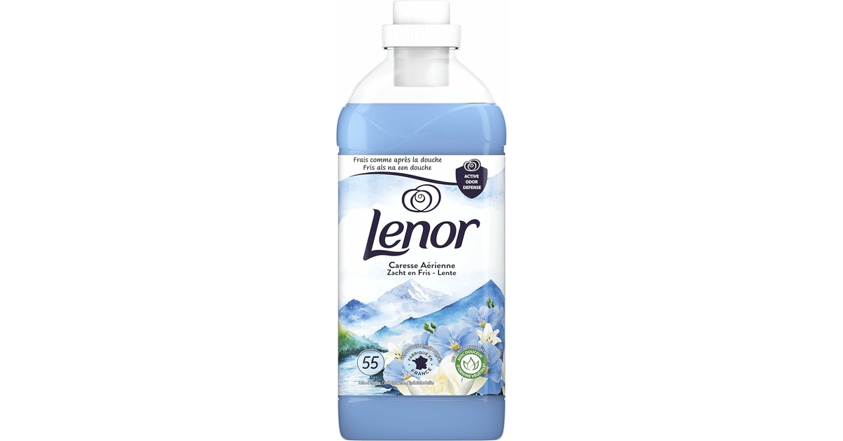 Lenor adoucissant caresse aérienne : 440 lavages, 92% d'ingrédients ...