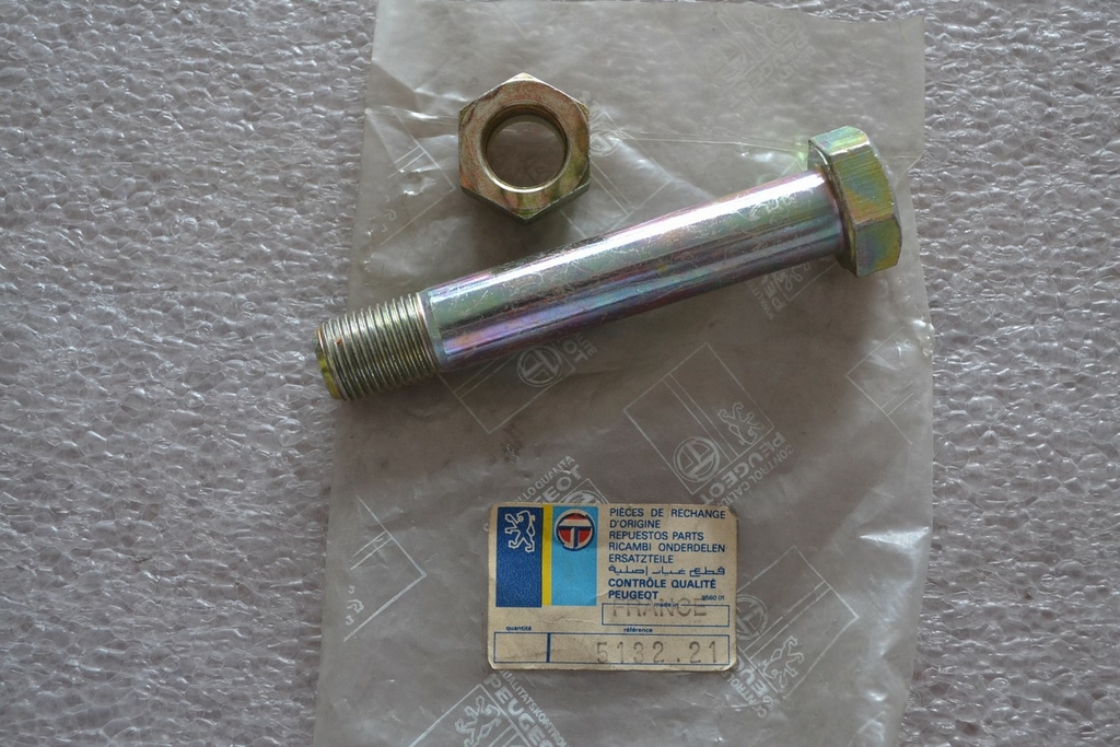 Axe de Bras Arrière Diam 16mm Pour Peugeot 504 - Qualité Exceptionnelle