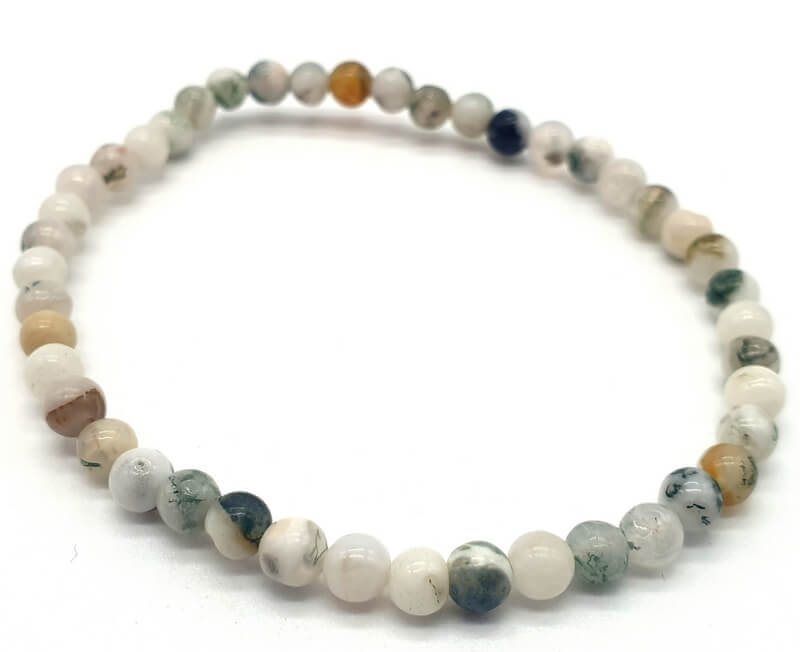 Bracelet billes Agate arbre - Bijoux/Bracelets