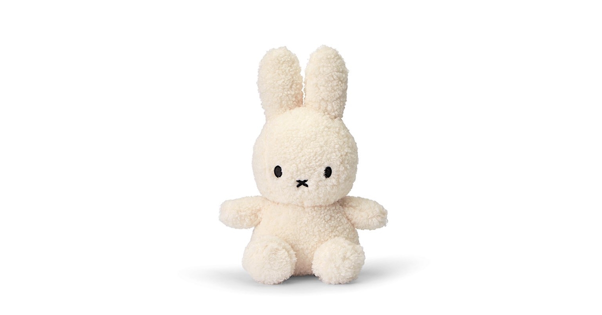 Peluche miffy teddy crème 23cm - Miffy - reve-dore