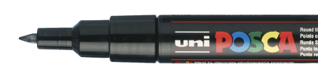 Uni POSCA MARQUEUR pointe 0,7-1 mm - Art & Dessin/Feutres - LA PALETTE ...