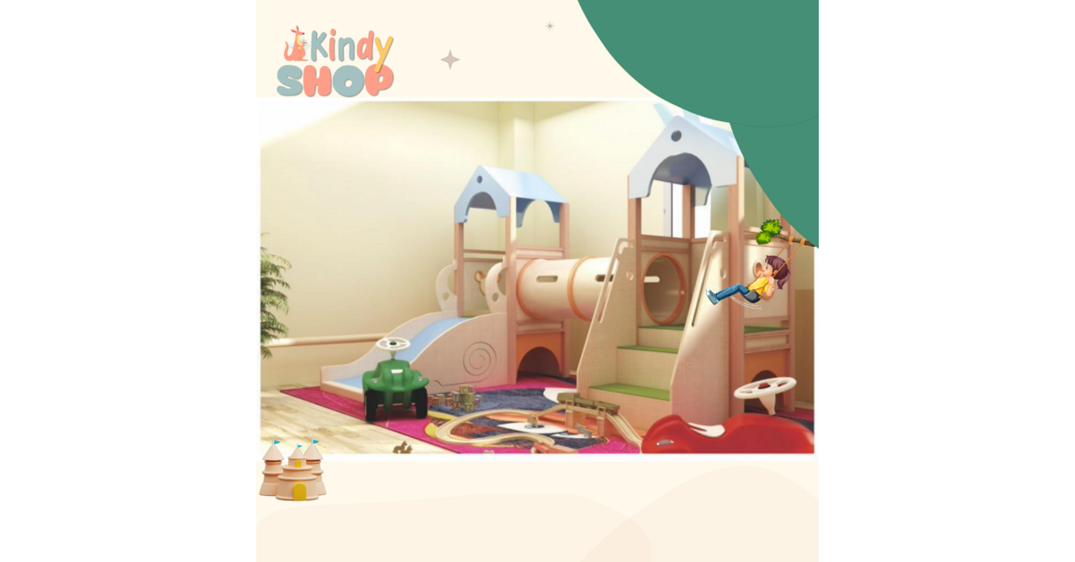 Structure de motricité toboggan pour enfants - Amusez-vous tout en ...