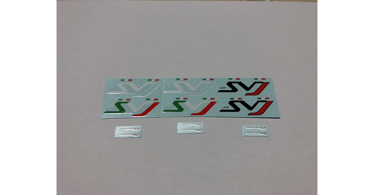 1/18 Decal set Lamborghini SVJ - Pièces détachées/Decals - steph ...