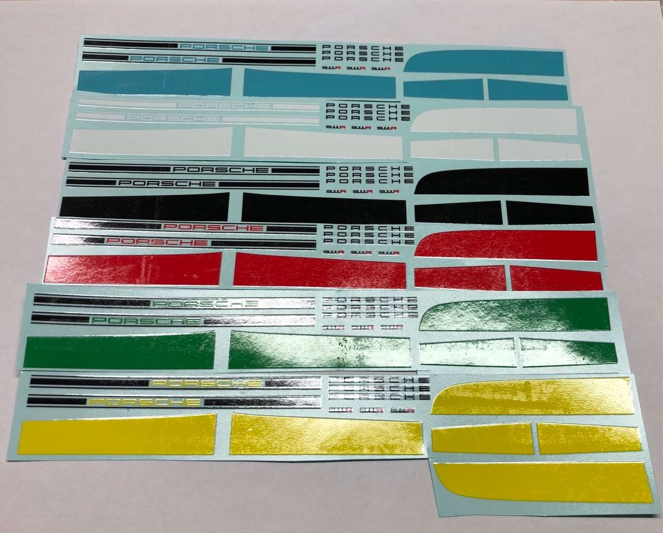 1/18 Decal Set Porsche 911R - Pièces détachées/Decals - steph-replicars-fr