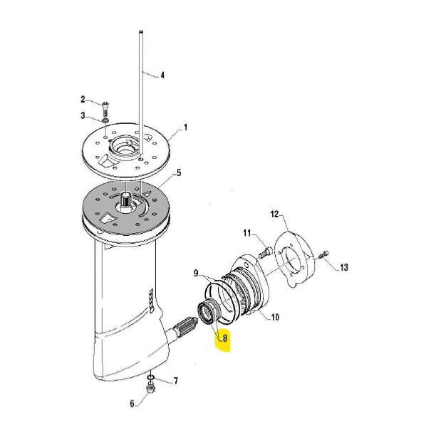 Pièces détachées de sail drive SD10 NANNI DIESEL en vente chez PRO BOAT