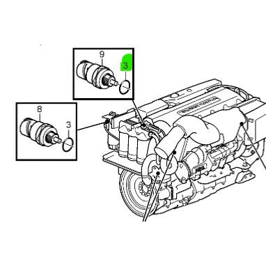 Joint de capteur 968559 VOLVO PENTA en vente sur notre boutique en ...