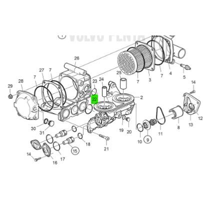 Joint d'échangeur 22675404 VOLVO PENTA en vente chez PRO BOAT