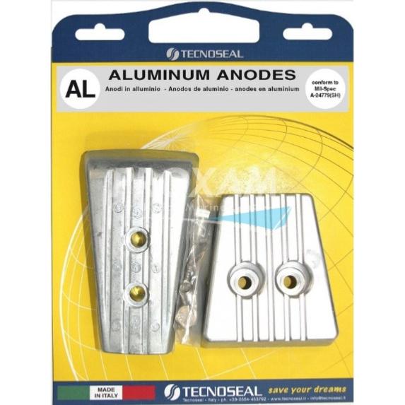 Kit anodes adaptable VOL-KIT9 pour embase VOLVO PENTA SX-A, DPS-A