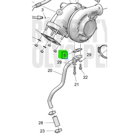 Joint de turbo VOLVO PENTA 20707685 en vente chez PRO BOAT