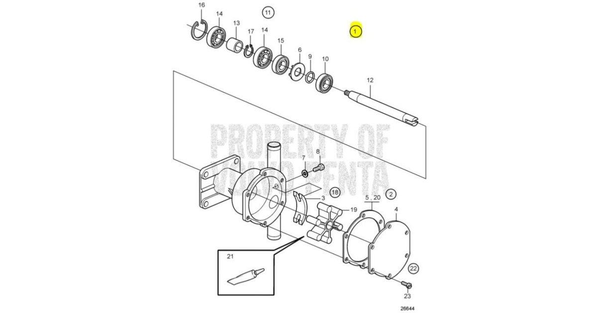 Wear Kit 21951370 VOLVO PENTA en vente chez PRO BOAT