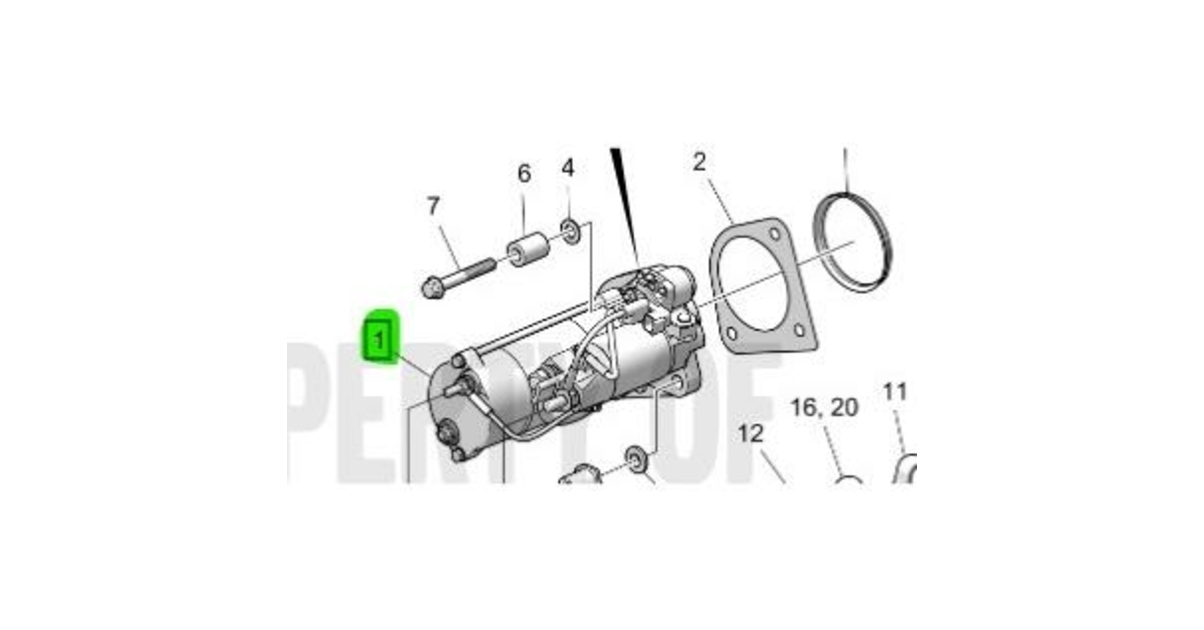 Démarreur 22829852 VOVLO PENTA en vente chez PRO BOAT
