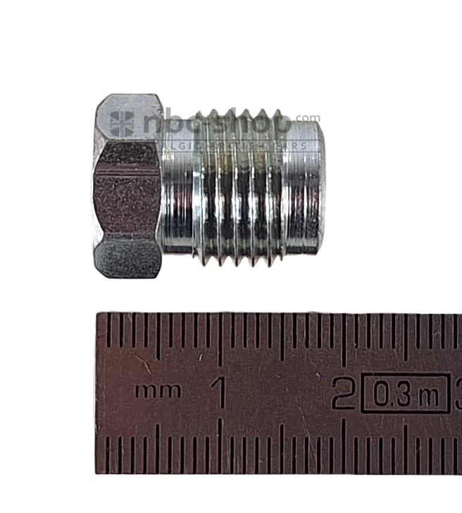 060176 RACCORD DE DURITE DIAMETRE ¼ AVEC PAS DE VIS MALE ½ UNF - nbc-shop