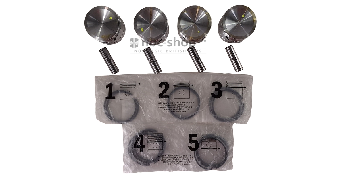12A187-20 JEU DE PISTONS 5 SEGMENT SPRITE 948CC +20 - nbc-shop