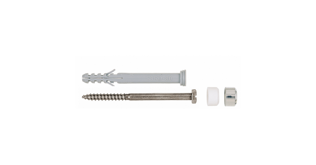 Fischer Kit de fixation complet pour WC au sol et bidet S8RD80WCR