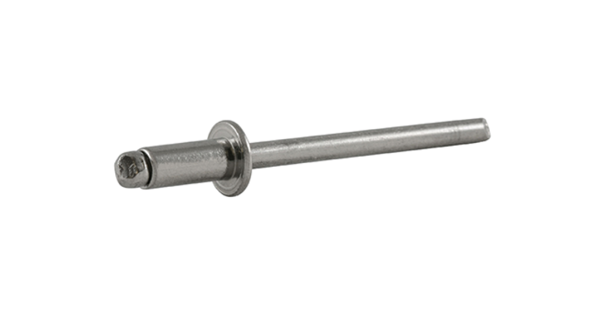Ø 4x16 mm VVG Rivet Aveugle ALFO® Inox A4/Inox A4-A5 Tête plate ...