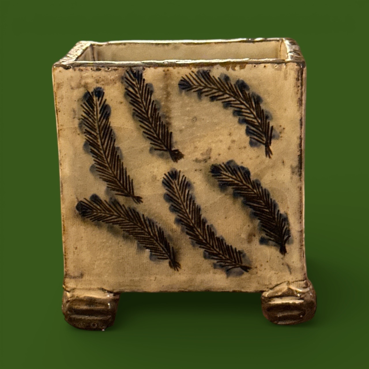 Pot en céramique émaillée du Fayoum Egypte