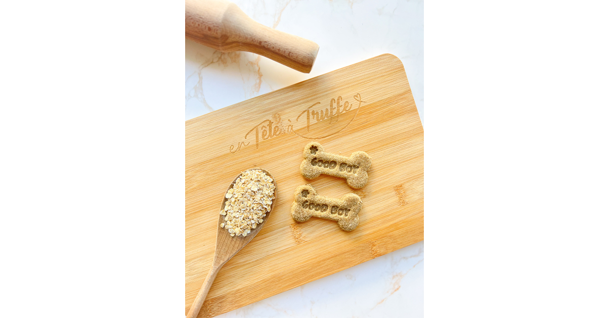 Biscuits pour Chiens Naturels en Forme d'Os - Inscription "Good Girl ...