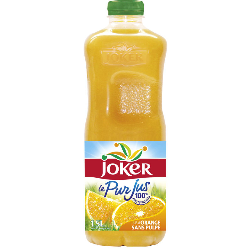 JOKER - JUS D'ORANGE SANS PULPE "LE PURJUS" Bouteille de 1.5L - Les Jus de Fruits et Autres/Les ...