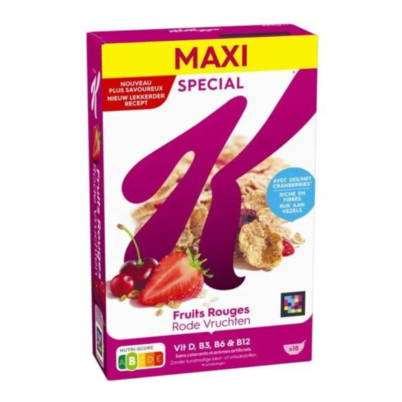KELLOGG'S - CEREALES AUX FRUITS ROUGES SPECIAL K 450g - Petit-Déjeuner ...
