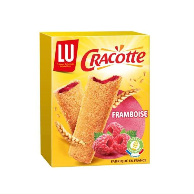 LU - BISCUITS CEREALES FOURRES FRAMBOISE CRACOTTE 200g - Petit-Déjeuner ...