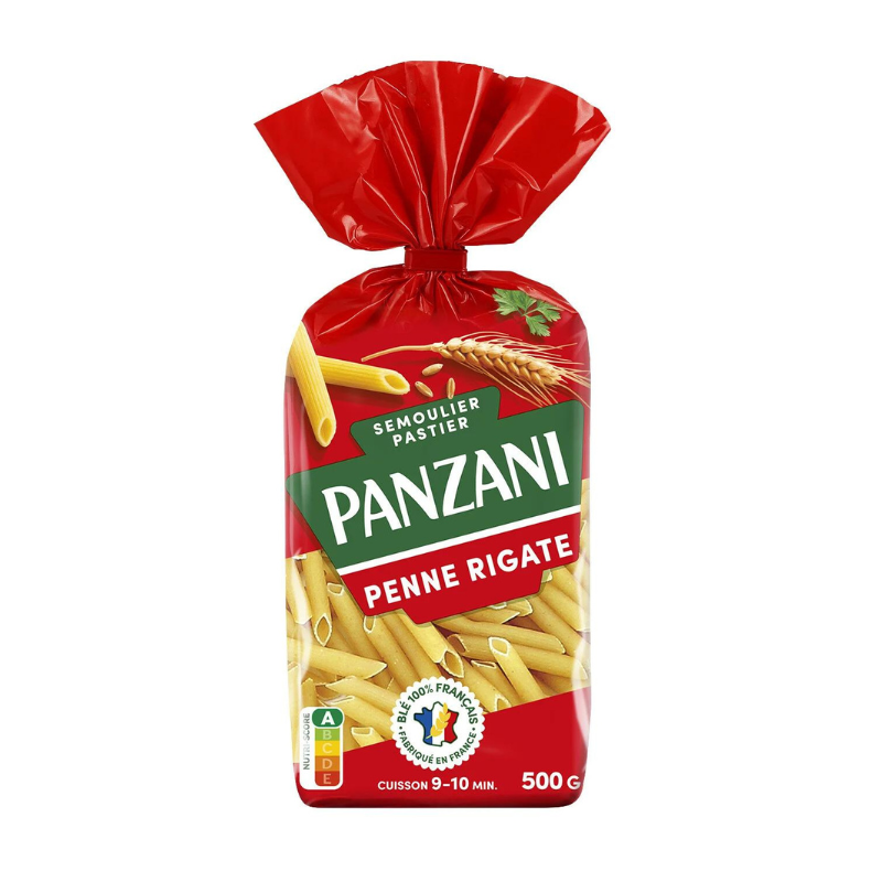 PANZANI - PENNE RIGATE Paquet de 500g ou 1kg - Pâtes, Riz et Féculents ...